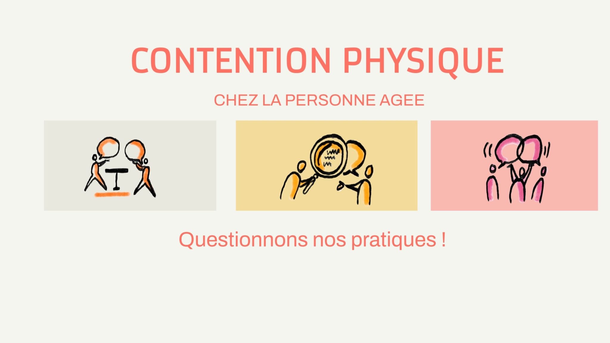 Contention physique chez la personne âgée